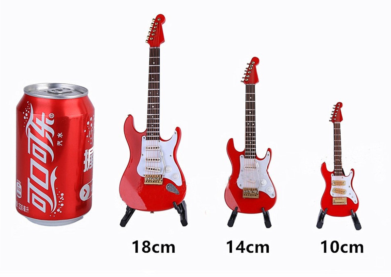 Miniature Electric Guitar Musical Instrument Miniatures an | Etsy