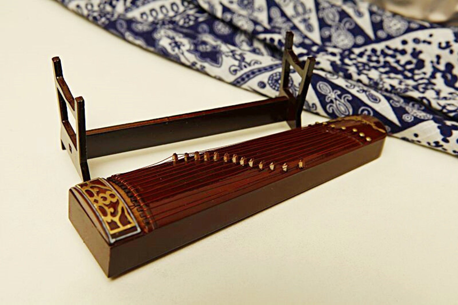 Miniature Chinese Zither Model Musical Instrument BJD - Etsy