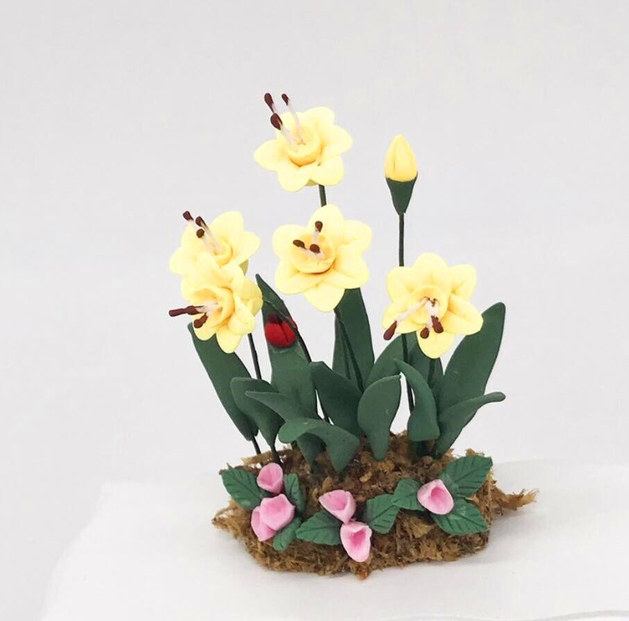 Miniature flowers Miniatures Dollhouse flowers Dollhouse | Etsy