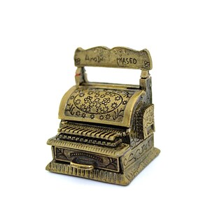 Miniature Retro Cash Register Dollhouse Miniatures Miniature Decoration ...