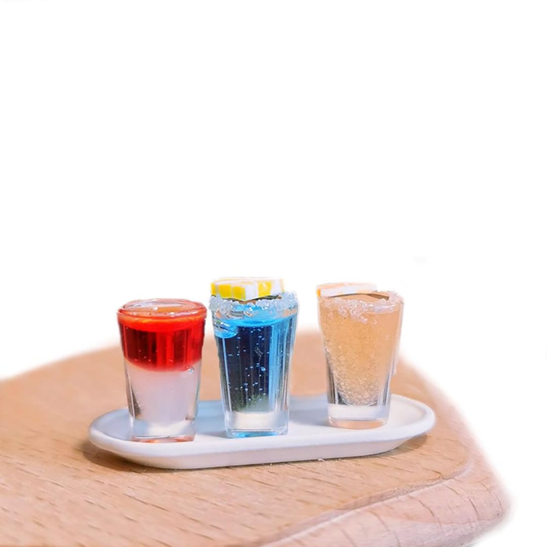 Miniature Drinks Miniature Cocktail Dollhouse Miniatures Dollhouse Food ...