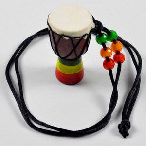 Miniature African Drum Musical Instrument Model Dollhouse Miniatures ...