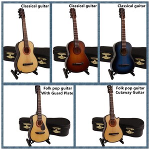Miniature Classical Guitar Musical Instrument Model Guitar Model BJD ...