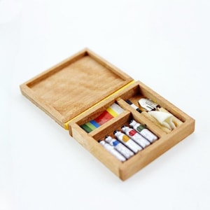 Miniatures Painting Miniature Coloring Set Dollhouse - Etsy