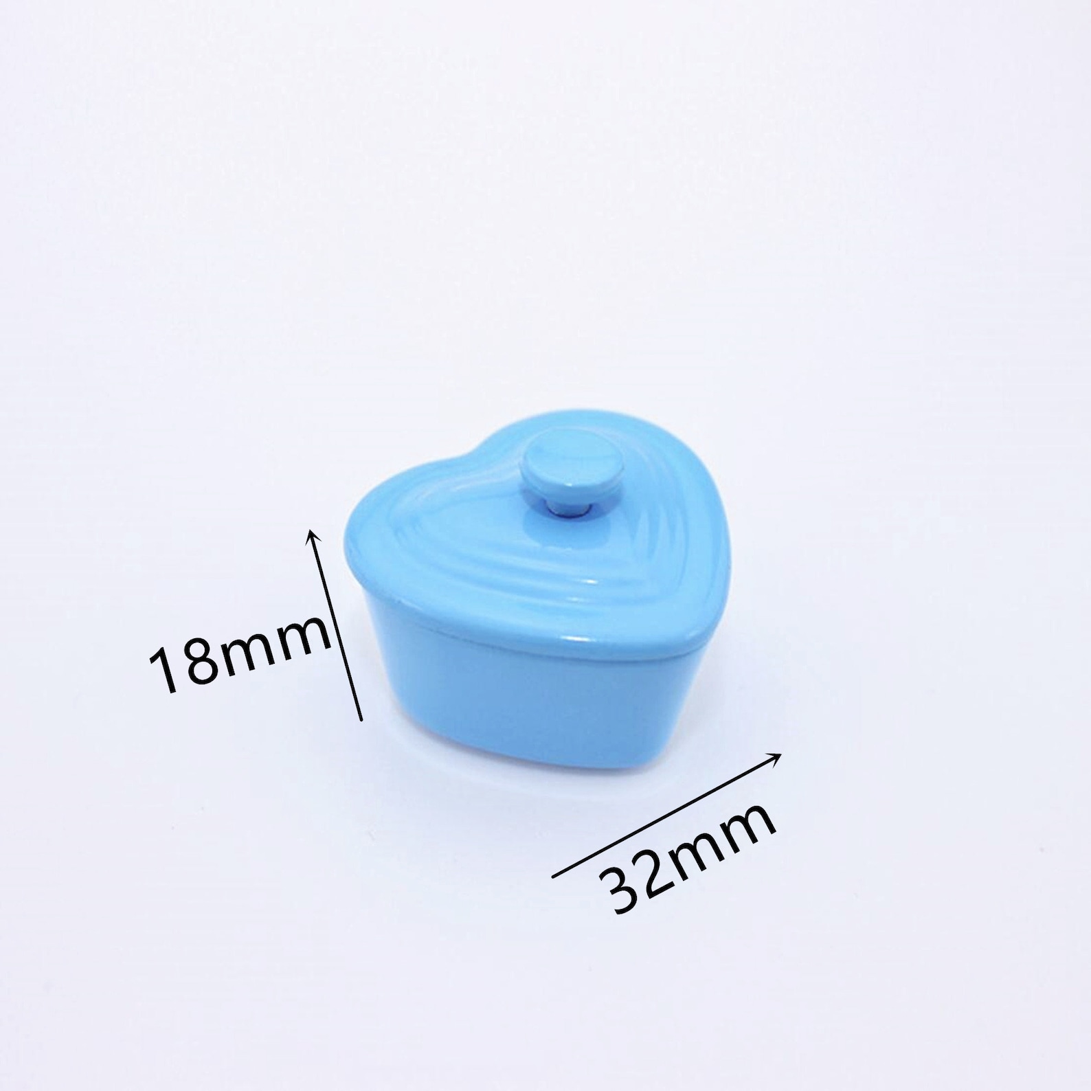 Miniature Heart Shape Storage Box Miniatures Dollhouse - Etsy