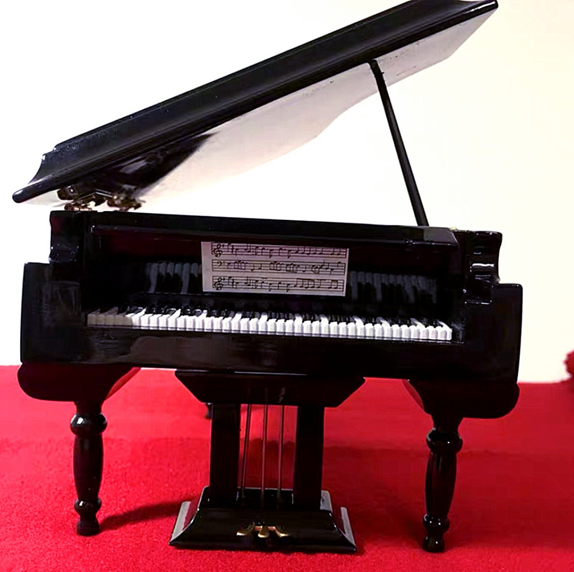 Miniature grand piano Musical instrument Grand piano model | Etsy