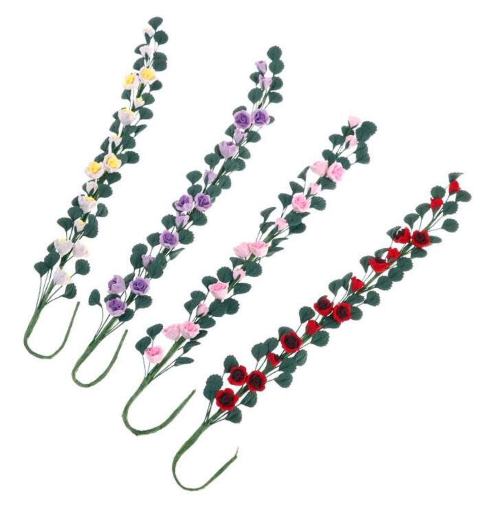 Miniature Flower Vine Miniature Rose String Dollhouse | Etsy