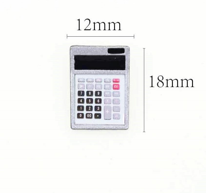 Miniature Calculator Miniatures Home Decor Dollhouse | Etsy