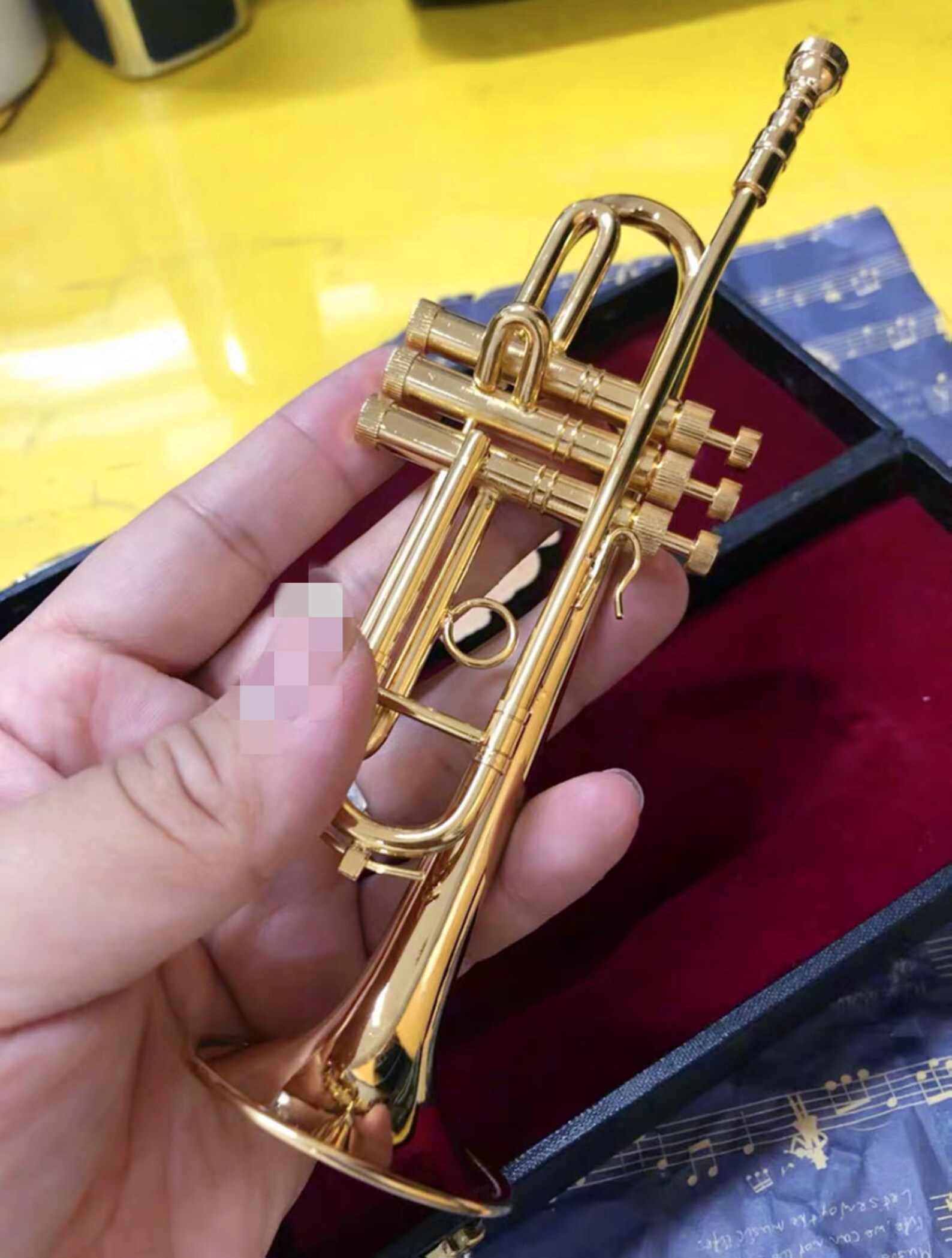 Miniature Trumpet Musical Instrument Model Musician's Gift | Etsy