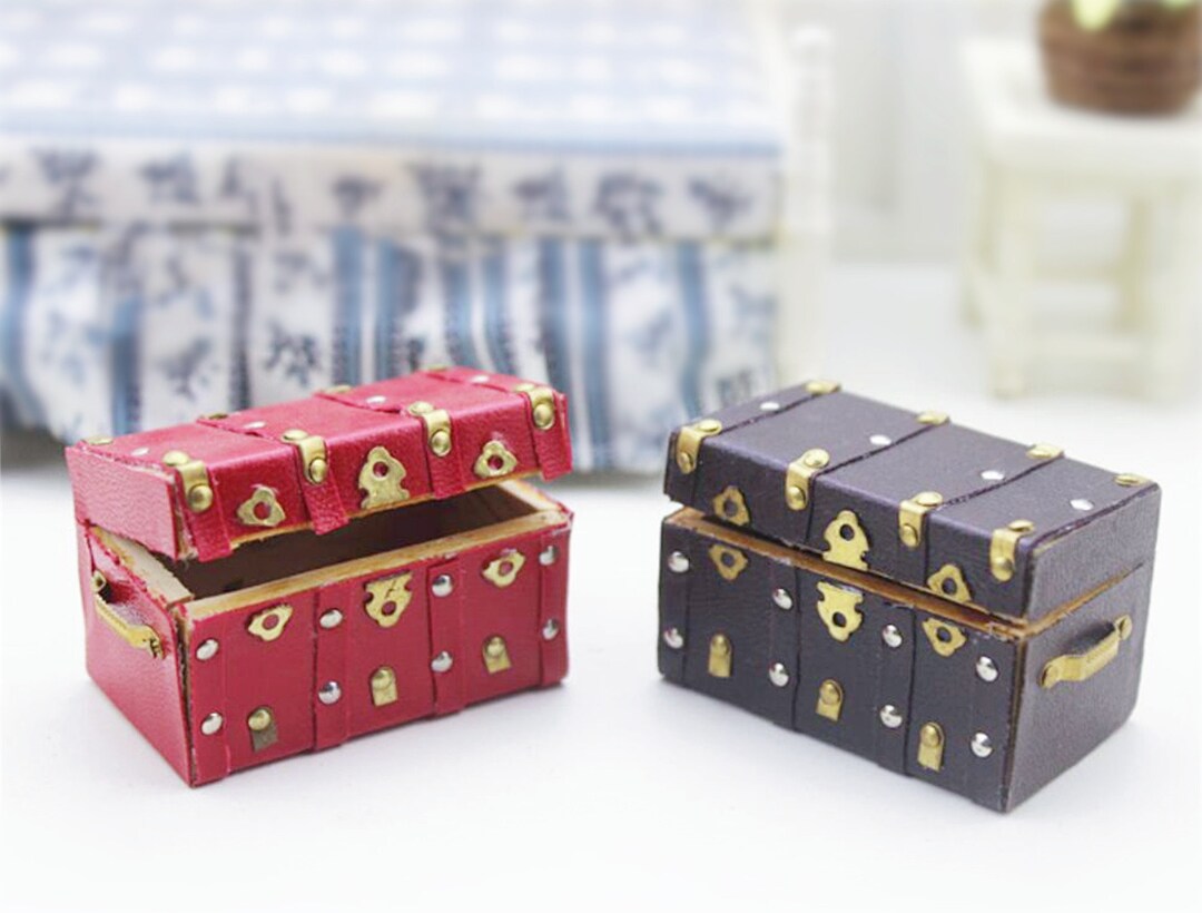 Miniature Storage Box Dollhouse Miniatures Dollhouse Decoration ...
