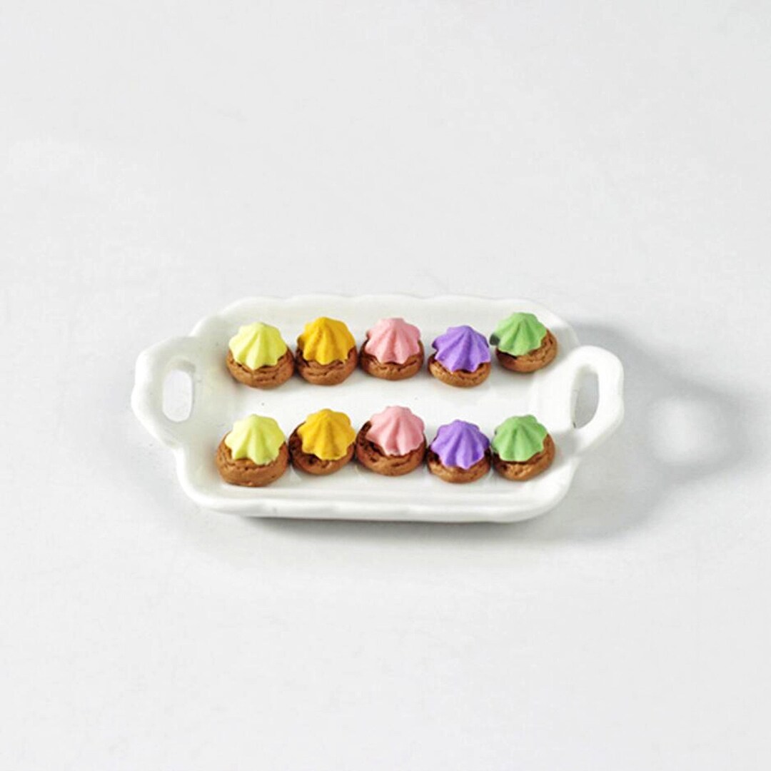 Miniature Cookies Biscuit Set Miniature Food Dollhouse Miniatures ...