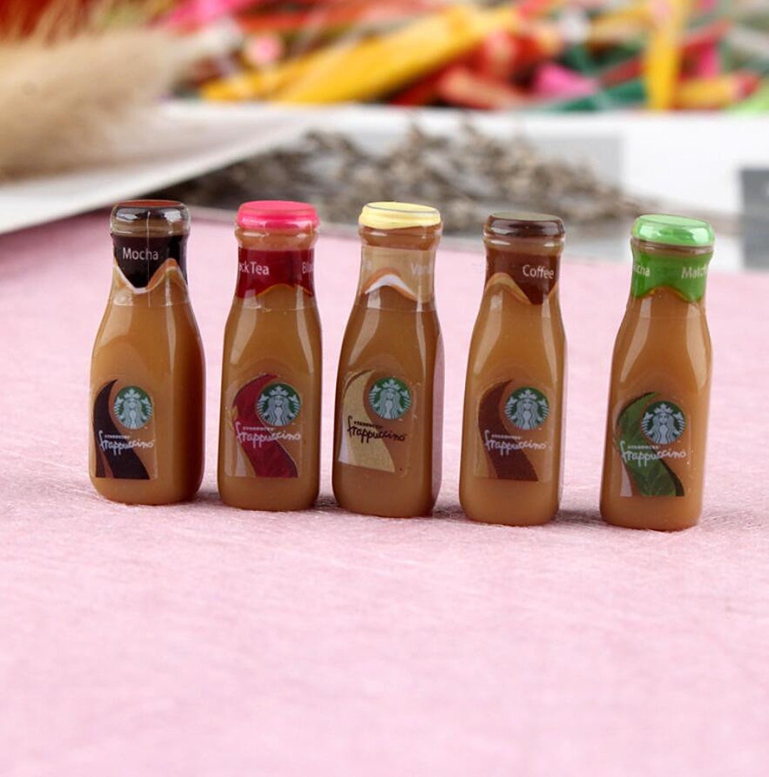 Miniature Coffee Bottles 5pcs Miniature Drinks Dollhouse Miniatures ...