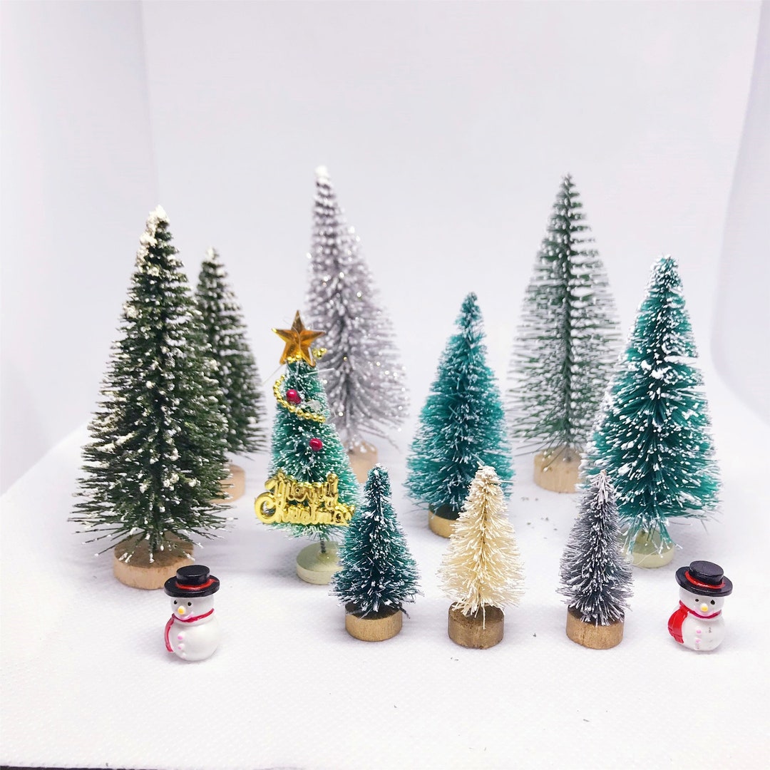 Miniature Christmas Tree Miniatures Christmas Miniature Decoration ...