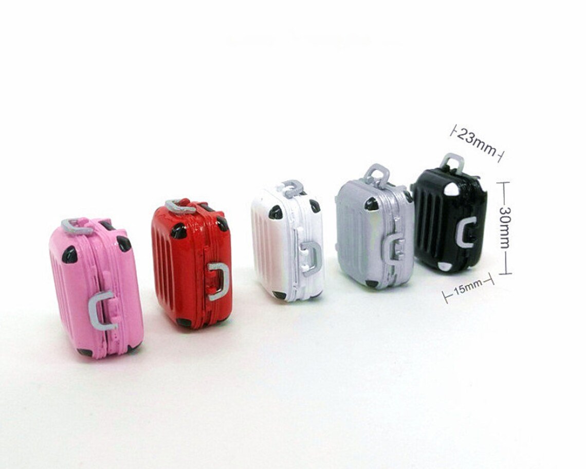 Miniature Luggage Miniature Suitcase Dollhouse Miniatures - Etsy