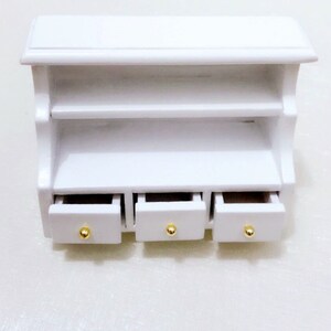 Miniature White Cabinet Miniature Furniture Miniatures - Etsy