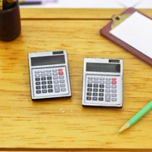 Miniature Calculator Miniatures Home Decor Dollhouse Miniatures ...