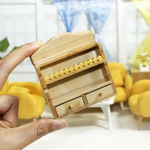 Miniature Storage Wall Cabinet Miniature Furniture Dollhouse Miniatures ...
