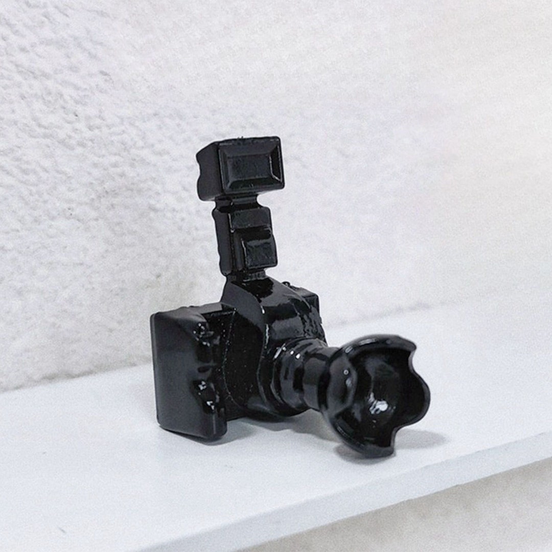 Miniature Camera Professional Slr Dollhouse Miniatures Diorama ...