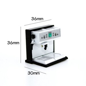Miniature Coffee Machine Dollhouse Coffee Maker Dollhouse Miniatures ...