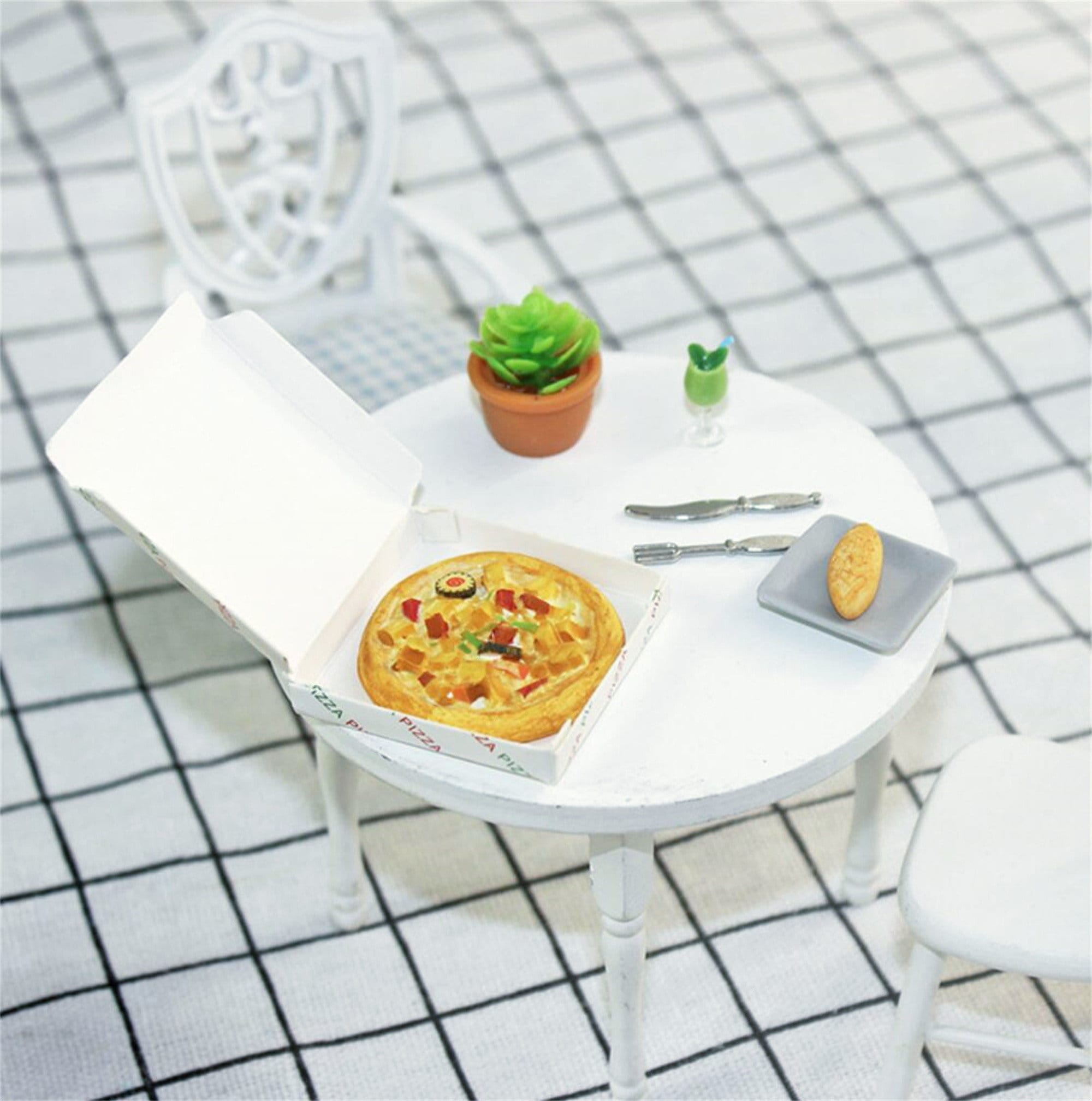 Miniature Pizza Miniature food Miniatures Dollhouse miniature | Etsy