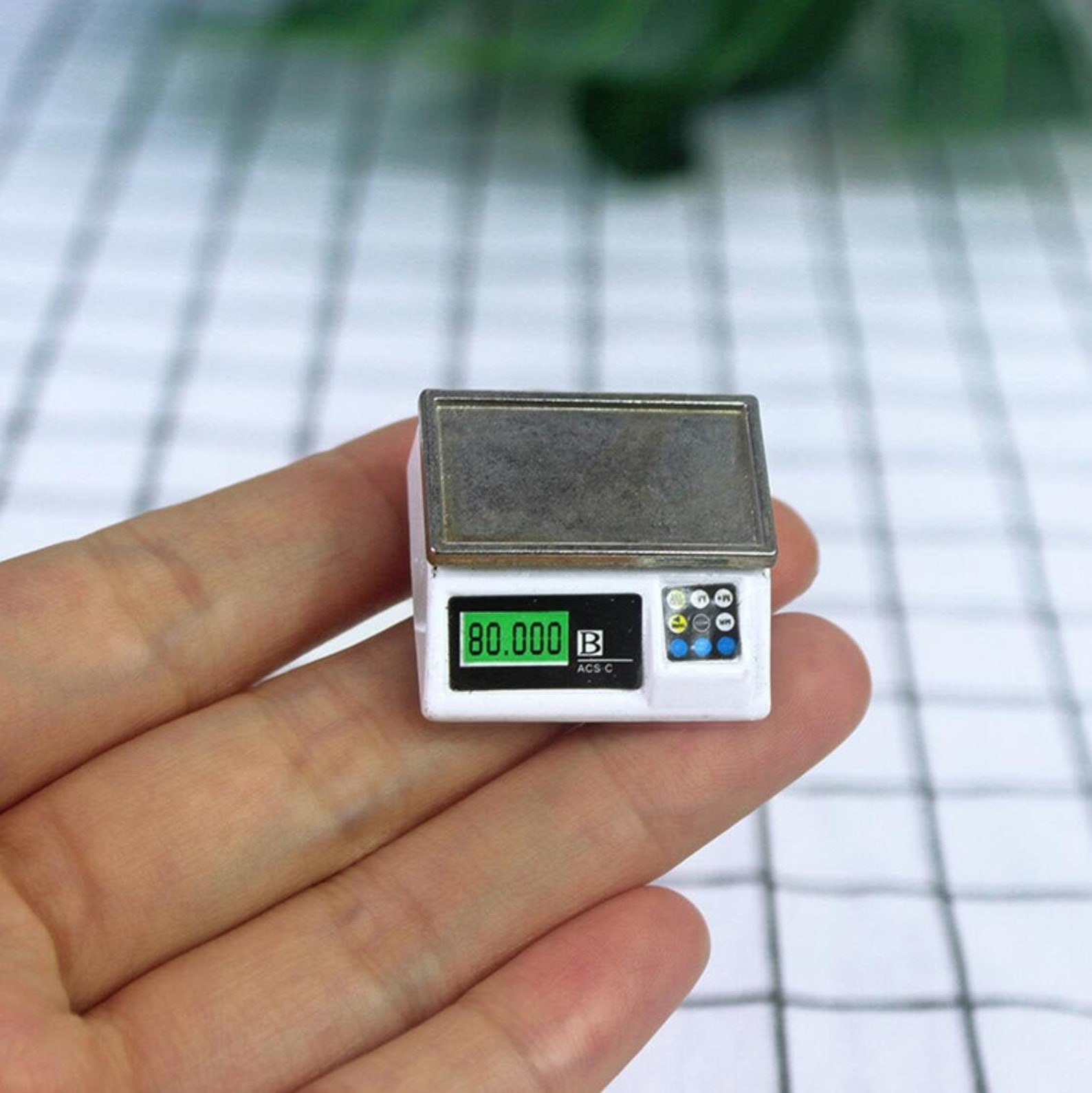 Miniature Electronic Scale Dollhouse Miniatures Dollhouse - Etsy