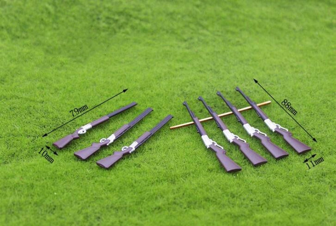 Miniatures shotgun Dollhouse miniatures Miniature gun | Etsy