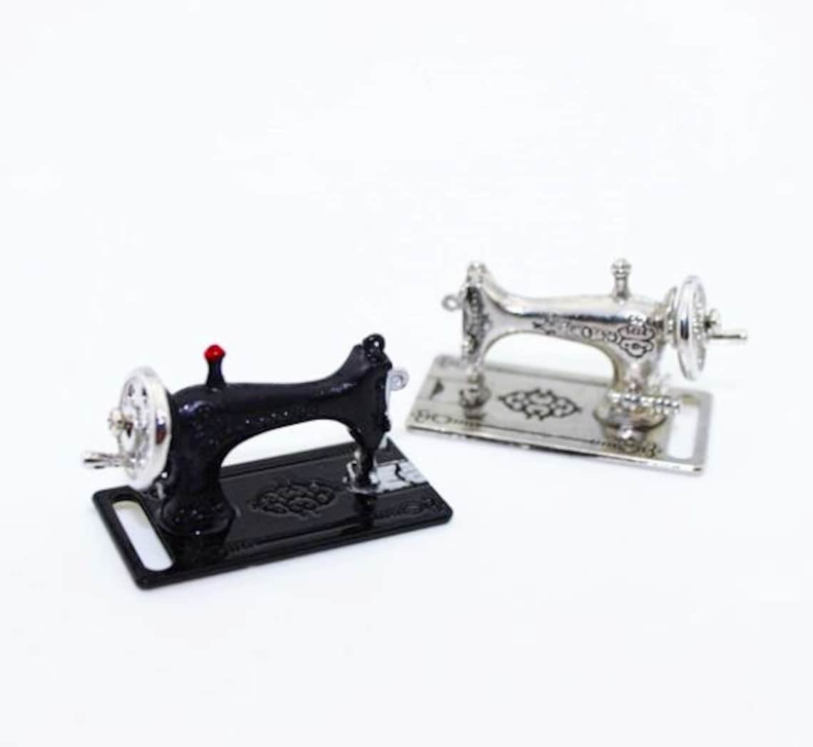 Miniature Sewing Machine Dollhouse Miniatures Dollhouse Decoration ...