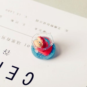 Miniature Fish Tank Miniature Princess Aquarium Dollhouse Miniatures ...