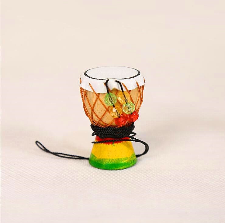 Miniature African Drum Musical Instrument Model Gift for Her - Etsy