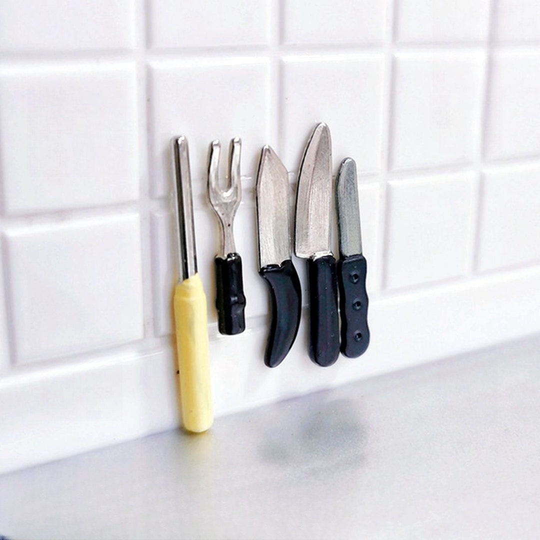 Miniature Kitchen Knife Miniature Kitchen Tool Dollhouse Kitchen ...