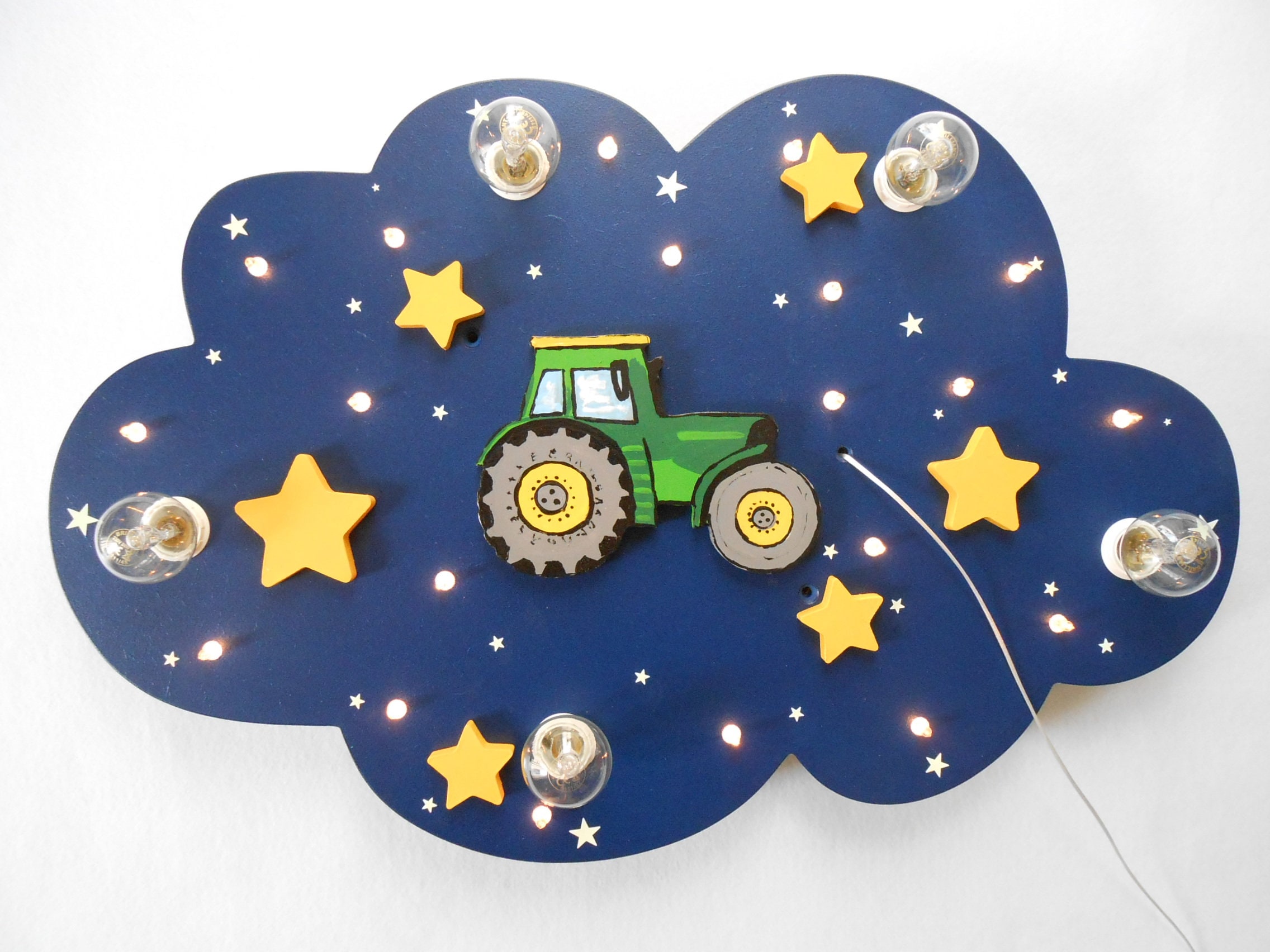 Children's Lamp Ceiling Light Lamp tractor - Etsy UK