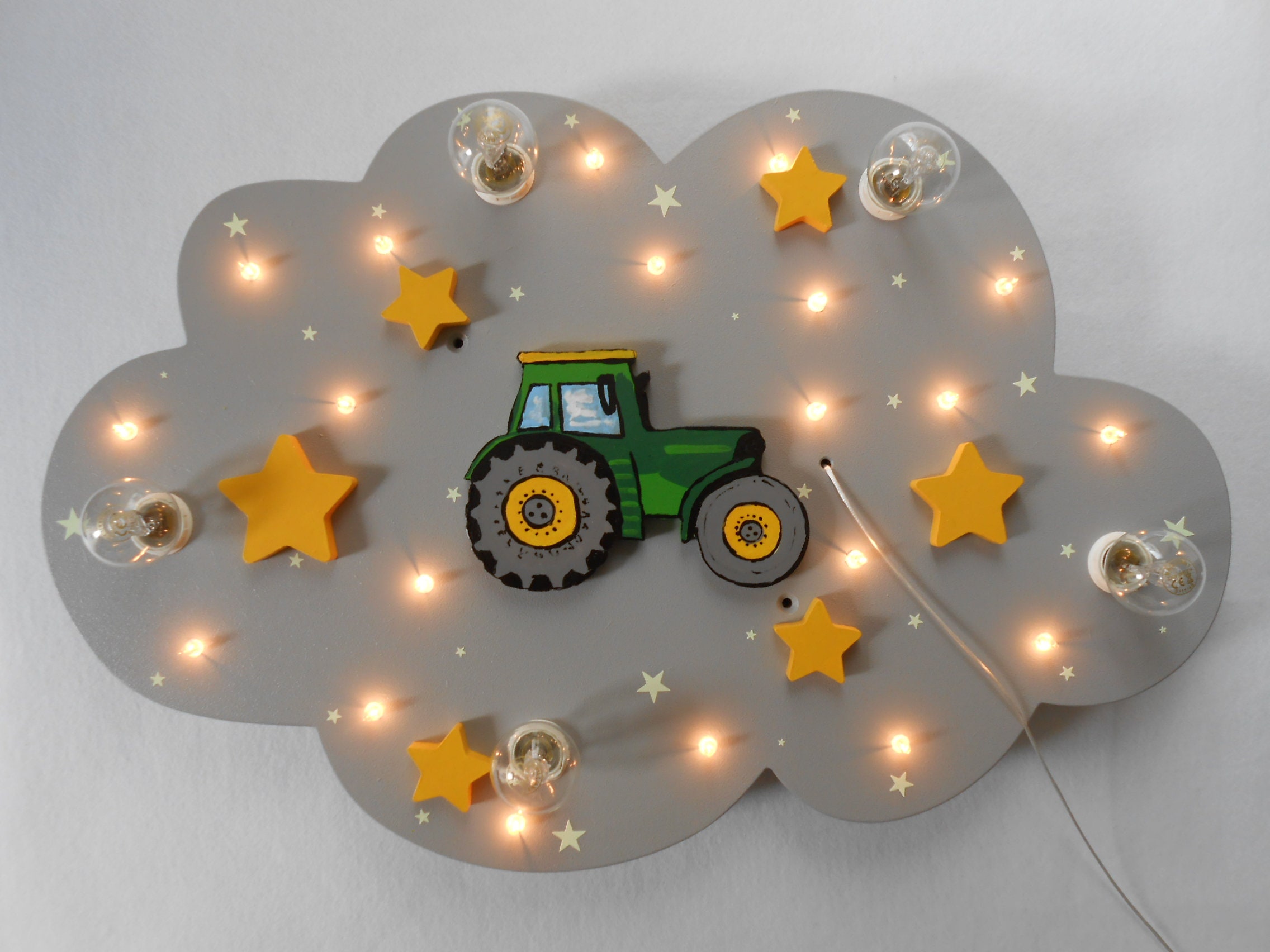 Children's Lamp Ceiling Light Lamp tractor - Etsy UK