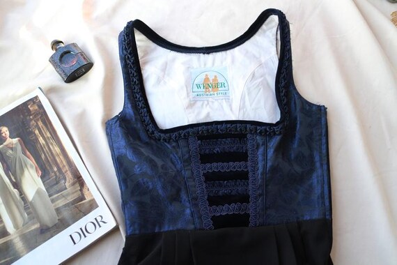 Vintage Tyrolean dress Bavarian dirndl Austrian long … - Gem