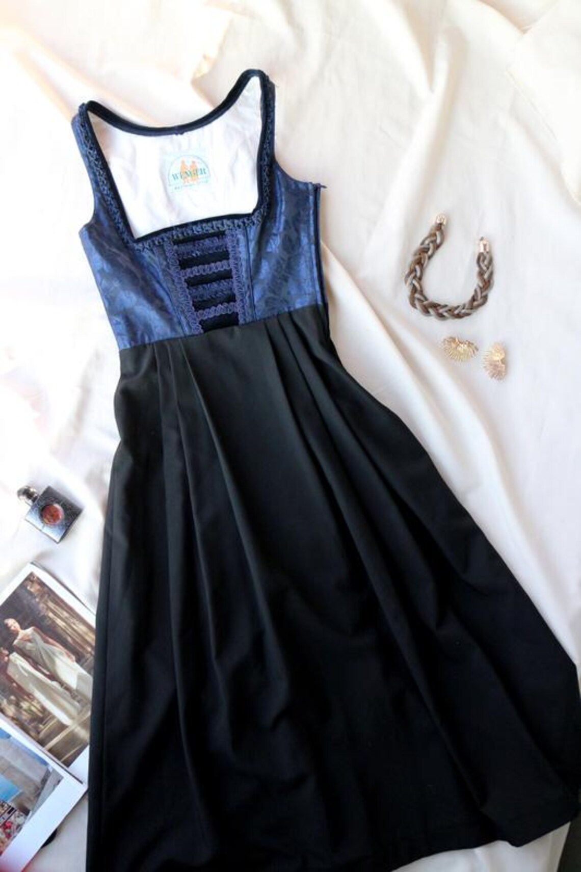 Vintage Tyrolean Dress Bavarian Dirndl Austrian Long Folk Dress - Etsy