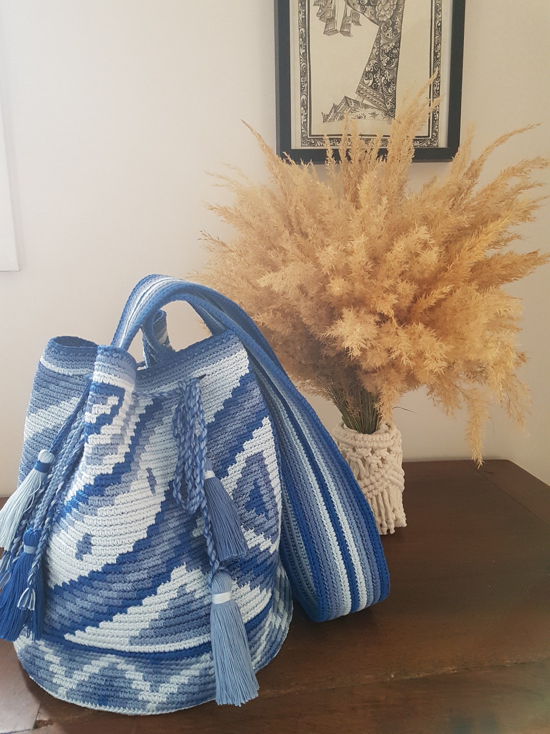 MOCHILA Bag, Handmade, Crocheted, Colombian Inspired miraflores - Etsy