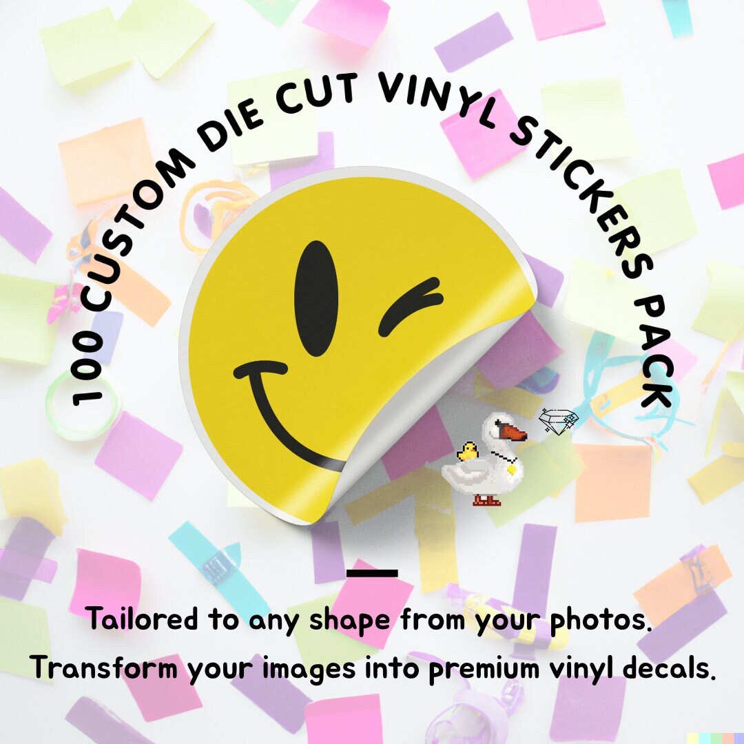 Custom Stickers, Waterproof Vinyl Stickers, Precision-cut to Any Shape ...