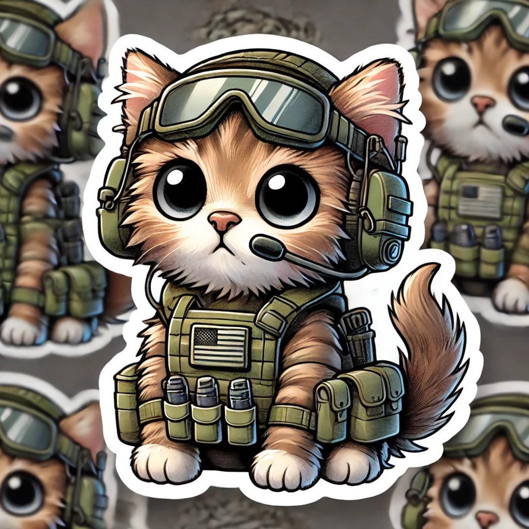 Tactical Support Kitty, Graphic, Fur Lover, Fur Mama, Kitten Mom ...