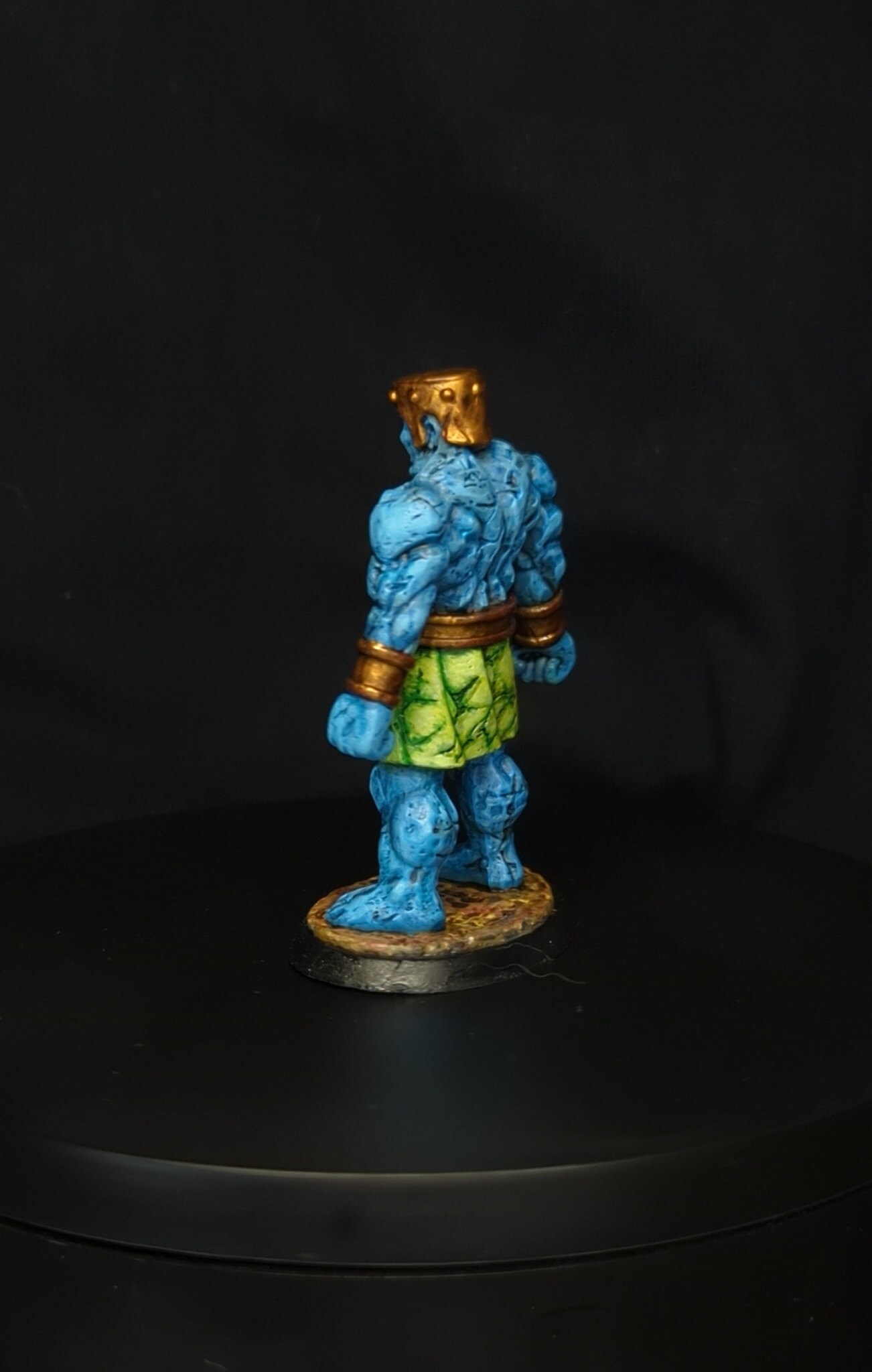 Hand-painted Elemental Stone Golem Miniature - Enchanted Earth Guardian ...