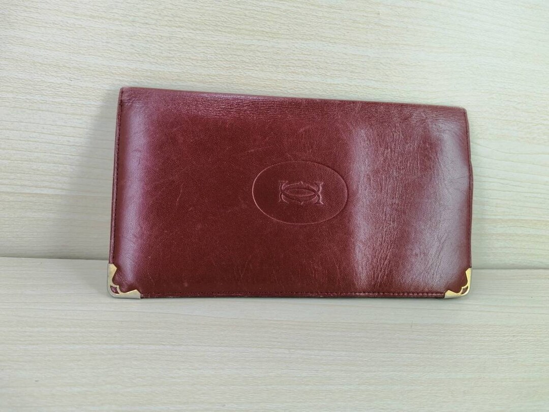 Vtg Cartier Slim Long Purse Wallet - Etsy