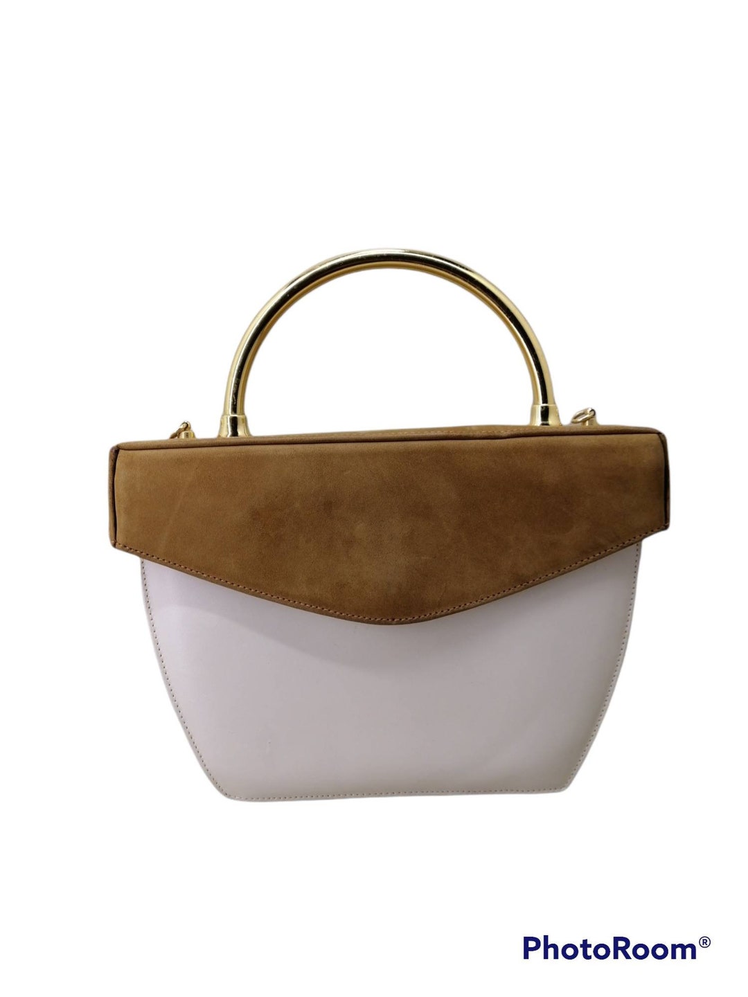 Vintage 60s Modette Top Handle Leather Bag - Etsy