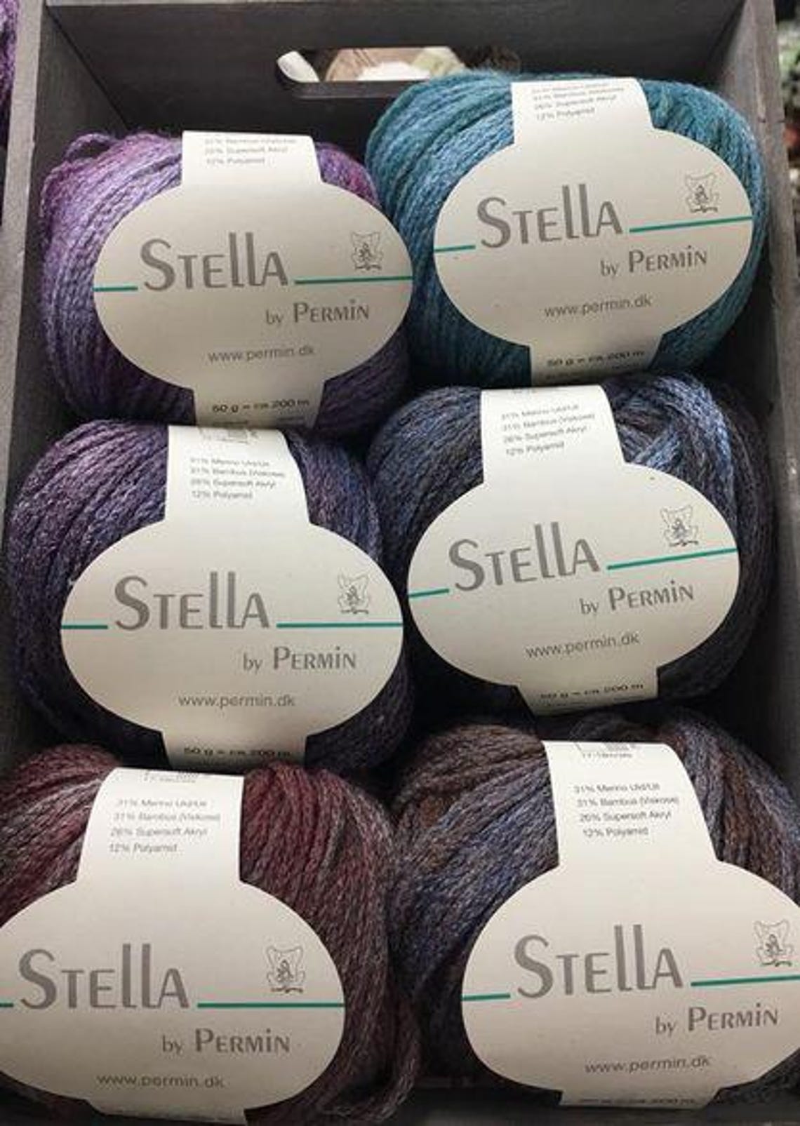 Stella 8864 Permin Knitting Yarn Worldwide Free Shipping - Etsy
