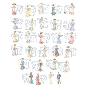 Worldwide Free Shipping LBP Cross Stitch Chart Le Grand ABC Belle ...