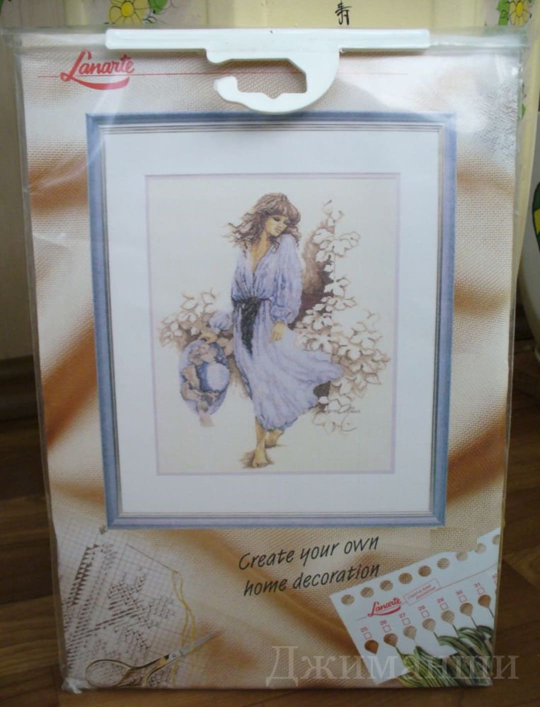 Worldwide Free Shipping Lanarte Cross Stitch Kit 33501 Sarah Moon Lady ...