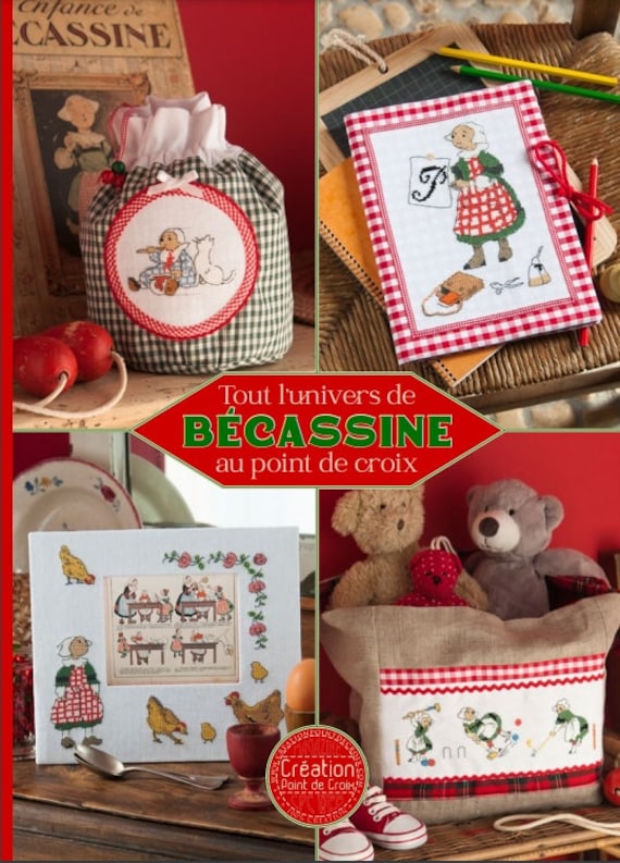 Worldwide Free Shipping Cross Stitch Mook Bécassine Au Point - Etsy