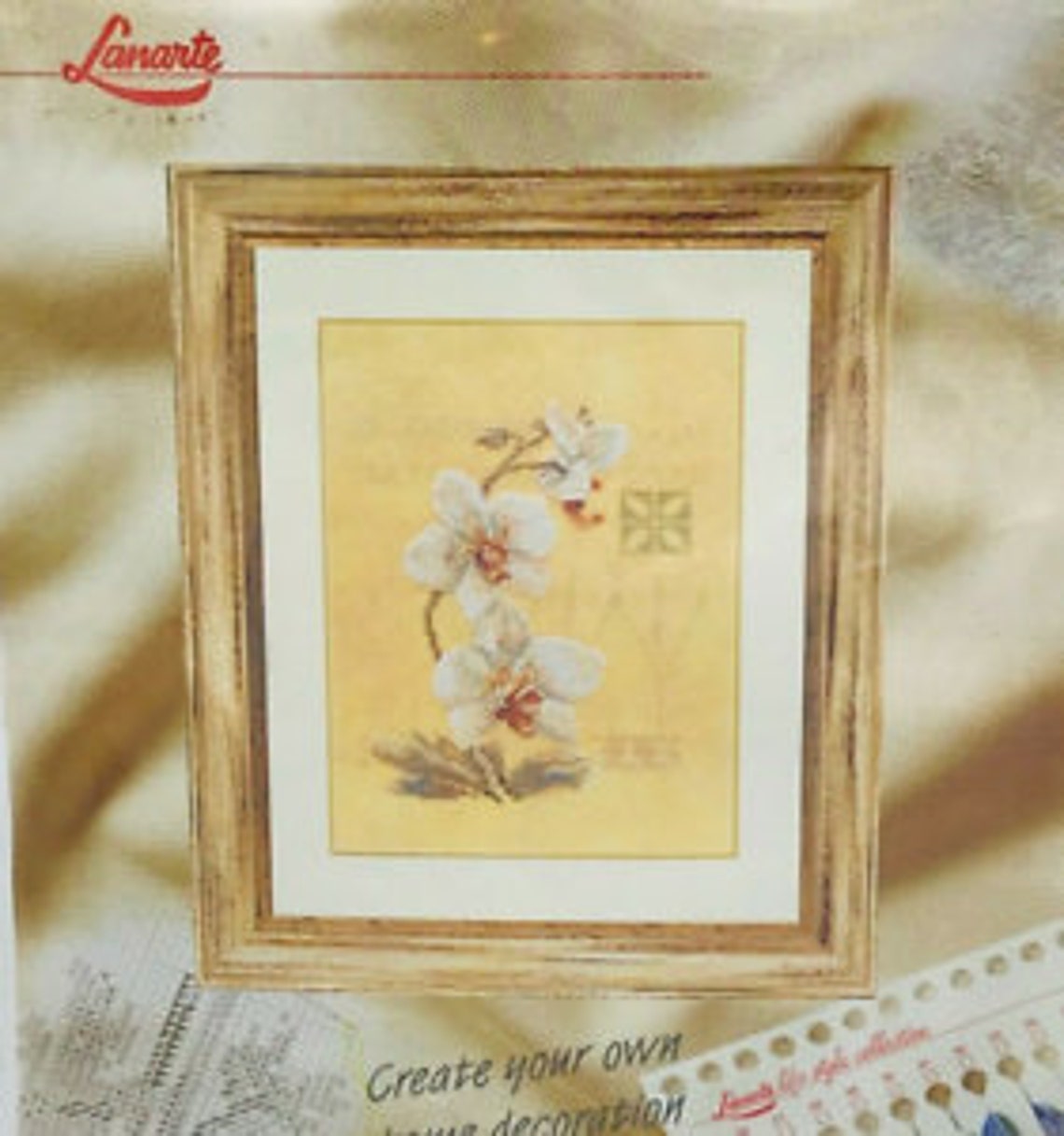 Worldwide Free Shipping Lanarte Cross Stitch Kit 34746 Three Orchids ...