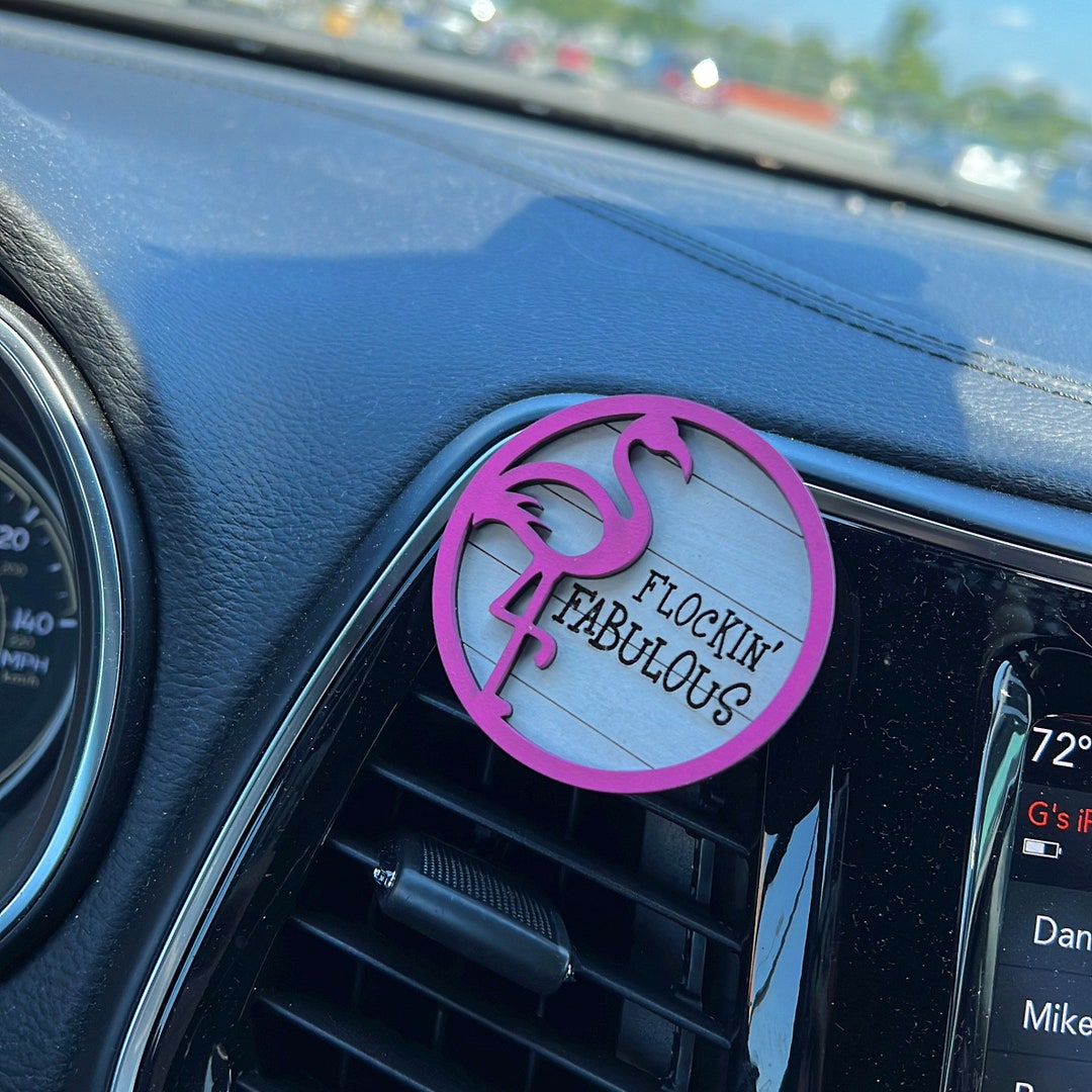 Flocking Fabulous Car Vent Clip - Etsy
