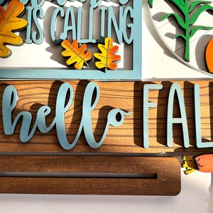 Interchangeable Wagon Shelf Sitter - Hello Fall - Etsy