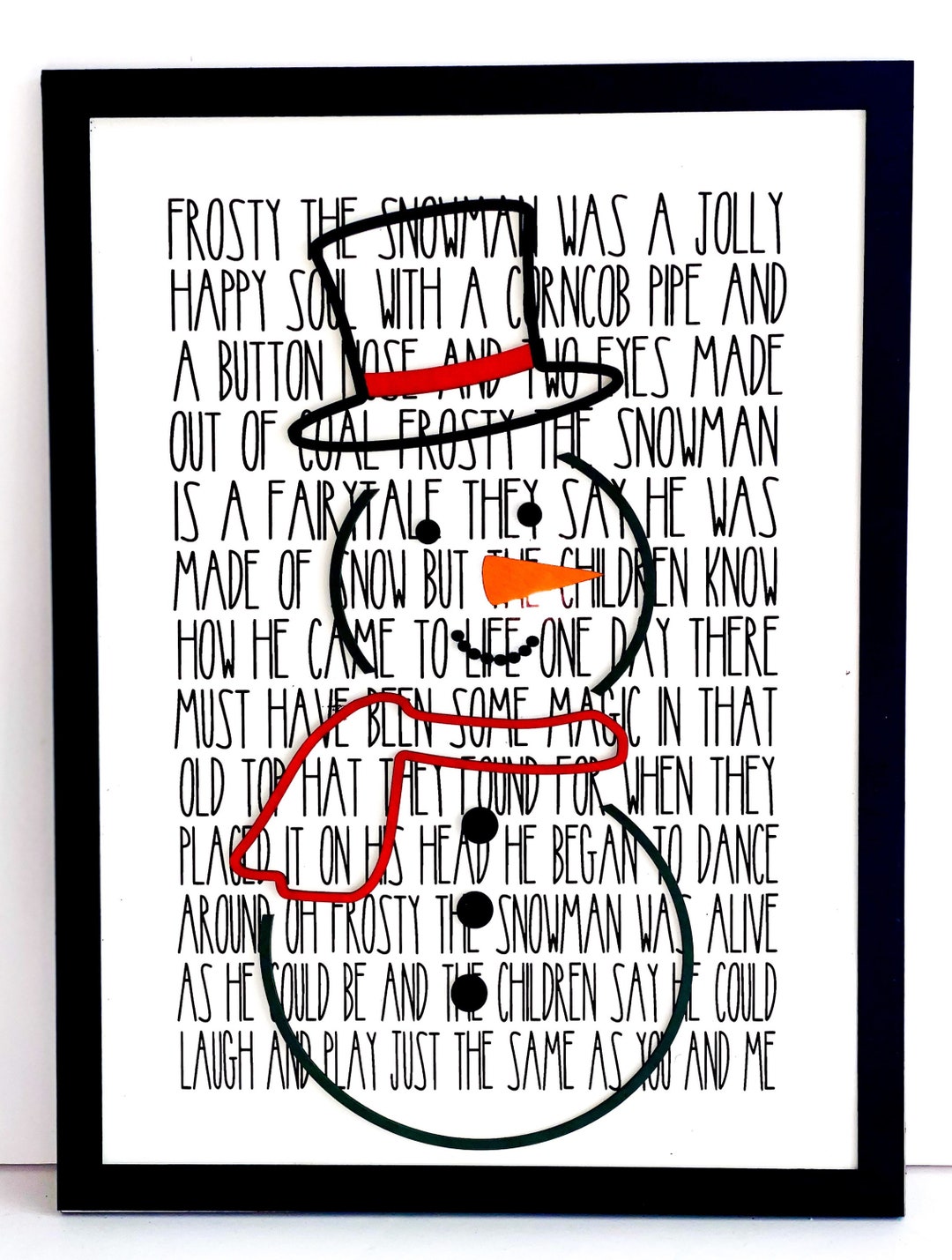 Frosty the Snowman Sign - Etsy