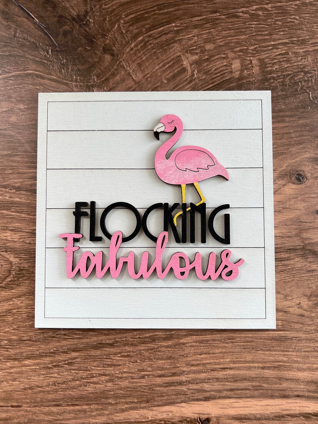 Table Top Add on Sign - Flocking Fabulous - Etsy