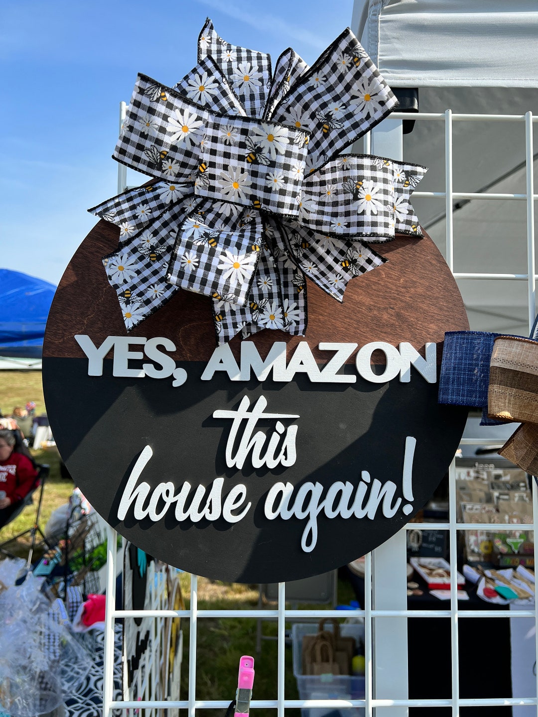 Yes Amazon This House Door Sign - Etsy